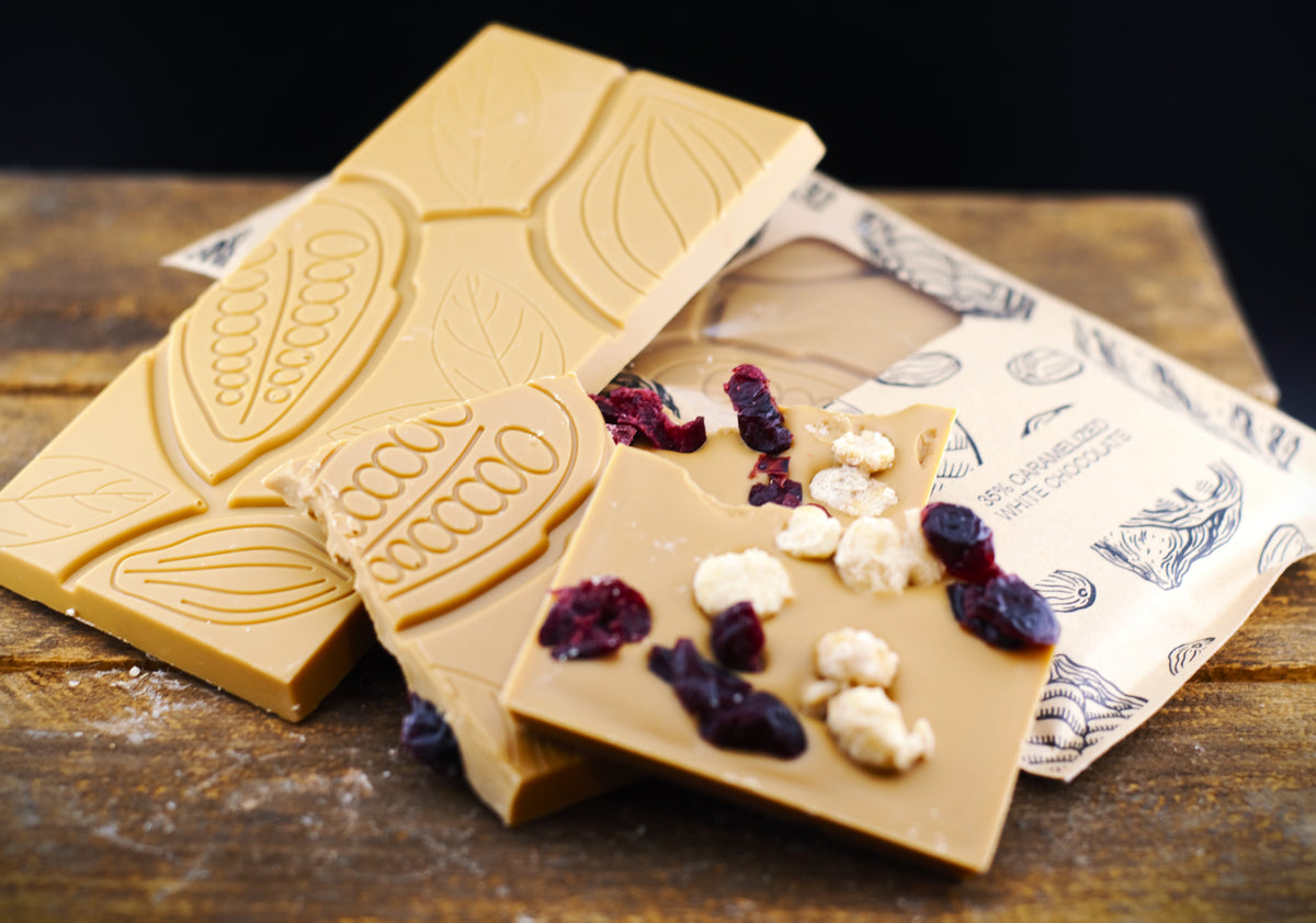 Caramelized White Chocolate Bar – Miette et Chocolat