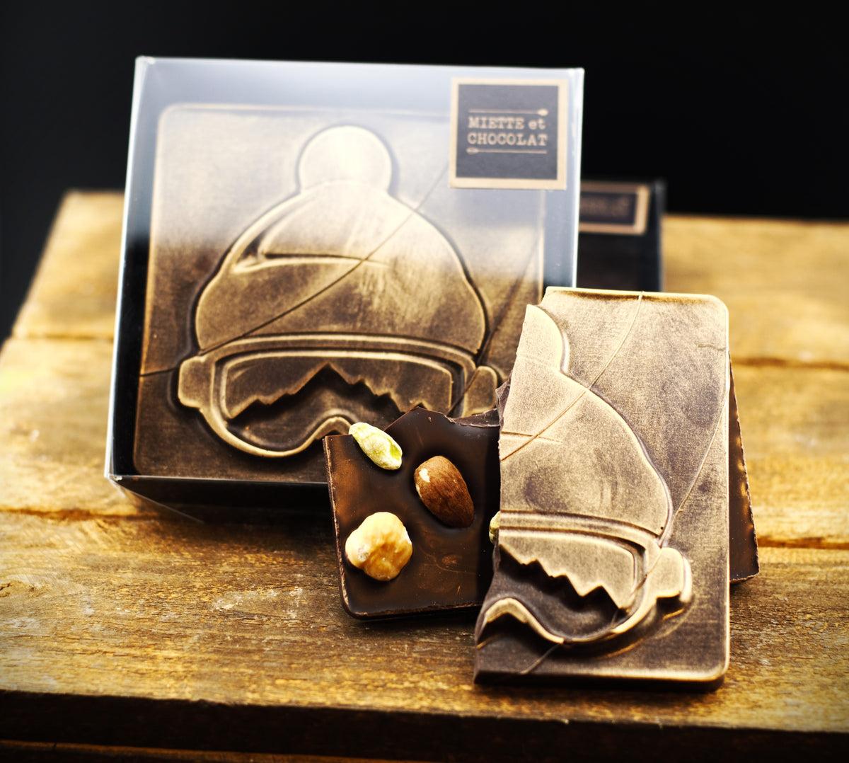 Dark Chocolate Ski Bar – Miette et Chocolat